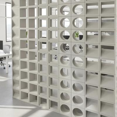 China Perforated Concrete Blocks Fancy Lattice Concrete Masonry Block for Exterior Wall Partition for sale