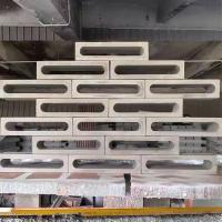 China Strip ShapeConcrete Screen Block Garden Wall Screen Tiles Cement Hollow Lattice Bricks for Entryways/Feature Walls for sale