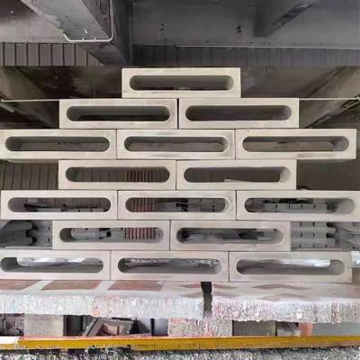 China Strip ShapeConcrete Screen Block Garden Wall Screen Tiles Cement Hollow Lattice Bricks for Entryways/Feature Walls for sale