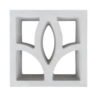 China Modern White Cement Breeze Blocks Decorative Wall Partition Concrete Block with Wide Range of Patterns for sale