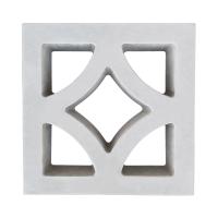 China Modern White Cement Breeze Blocks Decorative Wall Partition Concrete Block with Wide Range of Patterns for sale