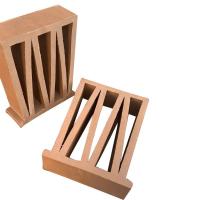 China Brick Partition Wall Background m Shape Yellow Color Wind Screen Tiles Terracotta Breeze Blocks Panels for sale