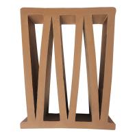 China Brick Partition Wall Background m Shape Yellow Color Wind Screen Tiles Terracotta Breeze Blocks Panels for sale