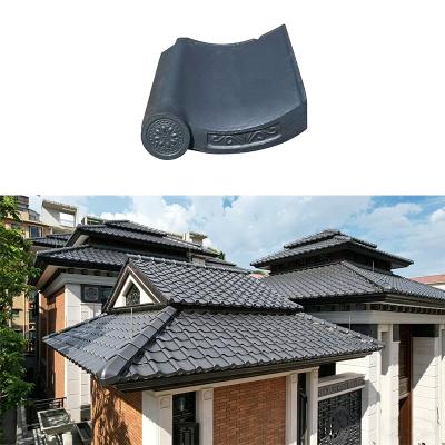 China Asian Style Japanese Clay Roof Tiles Traditional Tiles Durable Waterproof Machine Made for Temple Garden Villa Roof for sale