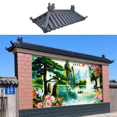 China PP Plastic Roof Tile Synthetic Resin Roofing Sheet for Villa House Gazebo Waterproof Heat Insulation Roof for sale