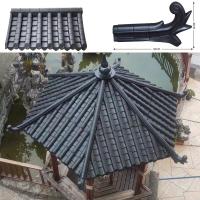 China New Building Material PP Composite Roof Tiles Durable Roofing Boards Ideal for Apartments and Parks Chinese Style Build for sale
