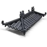 China Plastic Roof Tile PP Synthetic Resin Roofing Sheet Heat Resistant Waterproof Roof Tiles for House Villa Gazebo for sale
