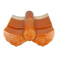 China Eco-Friendly Antique Glazed Roof Tile Durable Chinese Style Ceramic Roofing Tile for Outdoor Ancient Architecture Renovation for sale