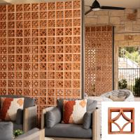 China Terracotta Breeze Block Hollow Wall Brick Decorative Ventilation Block for Home Office Kitchen Outdoor Partition for sale