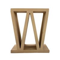China Modern Design M Type Brick Courtyard Exterior Hollow Clay Hollow Terracotta Breeze Block Hollow Out Art Firebrick for sale