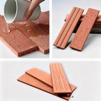 China Decorative Building Material Facing Brick Clay Splitting Bricks Clinker Tiles for House Facades for sale