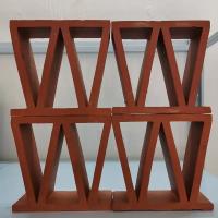 China Brick Partition Wall Background m Shape Yellow Color Wind Screen Tiles Terracotta Breeze Blocks Panels for sale