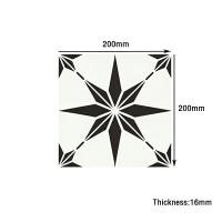 China Handmade Cement Tiles Encaustic Cement Square Shape Floor Tile Mineral Pigments Natural Color Durable Use for Indoor/Outdoor for sale