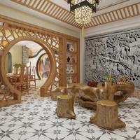 China Handmade Cement Tiles Encaustic Cement Square Shape Floor Tile Mineral Pigments Natural Color Durable Use for Indoor/Outdoor for sale