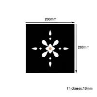 China Exquisite Handcrafted High-density Black Color Cement Tile Mineral Pigments Eco-friendly Many Patterns Customizable for Floor for sale