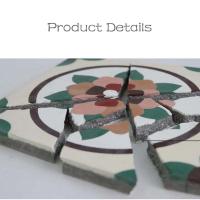 China Handmade Colourful Encaustic Cement Tiles Hydraulic Tiles with Silky Matte Finish for Floor and Wall Tiling for sale