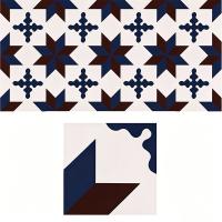 China Handmade Colourful Encaustic Cement Tiles Hydraulic Tiles with Silky Matte Finish for Floor and Wall Tiling for sale