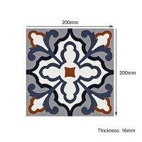 China Handmade Encaustic Cement Tiles One by One Made with Individual Custom Patterns Matte-finish Floor & Wall Tile for Hotel for sale