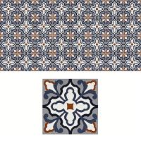 China Handmade Encaustic Cement Tiles One by One Made with Individual Custom Patterns Matte-finish Floor & Wall Tile for Hotel for sale