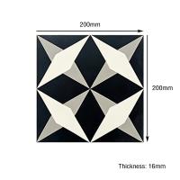 China Vintage Pattern Handmade Cement Tile Non-slip Floor Wall Decor Tile for Kitchen Bathroom Hotel Restaurant Interior Decoration for sale