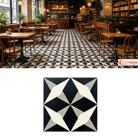 China Vintage Pattern Handmade Cement Tile Non-slip Floor Wall Decor Tile for Kitchen Bathroom Hotel Restaurant Interior Decoration for sale