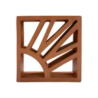 China Terracotta Breeze Block Hollow Clay Screen Block for Landscape Walls Patio Partitions Natural Ventilation for sale