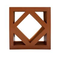 China Terracotta Breeze Block Hollow Clay Screen Block for Landscape Walls Patio Partitions Natural Ventilation for sale