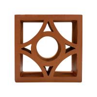 China Terracotta Breeze Block Hollow Clay Screen Block for Landscape Walls Patio Partitions Natural Ventilation for sale