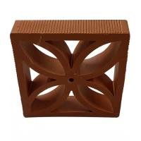 China Terracotta Breeze Block Panels Architectural Wall Design Decorative Perforated Bricks for sale
