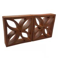 China Terracotta Breeze Block Panels Architectural Wall Design Decorative Perforated Bricks for sale