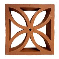 China Terracotta Breeze Block Panels Architectural Wall Design Decorative Perforated Bricks for sale