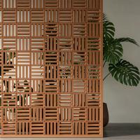 China Terracotta Breeze Block Eco Friendly Red Clay Screen Block for Garden Walls Courtyards and Architectural Facades for sale