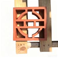 China Classical Geometric Terracotta Breeze Blocks Architectural Fired Clay Screen Bricks for Modern Facades for sale