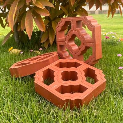 China Garden Wall Cladding Terracotta Clay Lattice Bricks Fences Blocks for Facade Sun Shading Screen Wall for sale