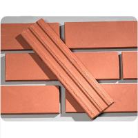 China Clay Split Brick Natural Terracotta Thin Brick Wall Cladding for Exterior Facade Decoration and Architectural Projects for sale