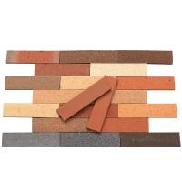 China Nautral Terracotta Red Split Face Brick Natural Clay Brick Veneer for Exterior Walls Facades and Modern Architectural Design for sale