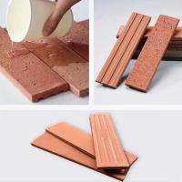 China Nautral Terracotta Red Split Face Brick Natural Clay Brick Veneer for Exterior Walls Facades and Modern Architectural Design for sale