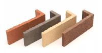 China Red Clay Split Brick Thin Brick Tile for Exterior Wall Facing Cladding Garden Landscape and Building Decoration for sale