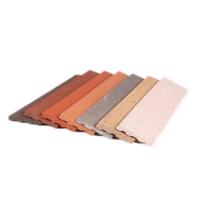 China Split Wall Facing Bricks Terracotta L-Shape Thin Brick Slips Decorative Corner Brick Veneer for Pillar & Wall Angles for sale