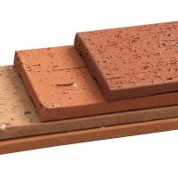 China Split Wall Facing Bricks Terracotta L-Shape Thin Brick Slips Decorative Corner Brick Veneer for Pillar & Wall Angles for sale