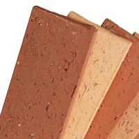 China Split Wall Facing Bricks Terracotta L-Shape Thin Brick Slips Decorative Corner Brick Veneer for Pillar & Wall Angles for sale