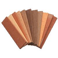 China Split Wall Facing Bricks Terracotta L-Shape Thin Brick Slips Decorative Corner Brick Veneer for Pillar & Wall Angles for sale