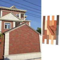 China Split Wall Face Brick Outdoor Villa Garden Exterior Wall Decoration Clay Split Facing Brick for Building Facade Construction for sale