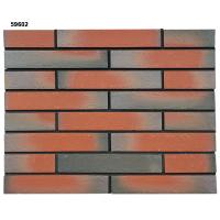 China Split Wall Face Brick Outdoor Villa Garden Exterior Wall Decoration Clay Split Facing Brick for Building Facade Construction for sale