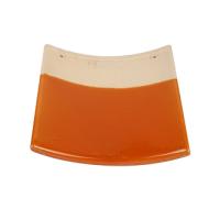 China Yellow Orange Glazed Chinese Roof Tiles Traditional Clay Roof Tile Set with Eaves Cover & Drip Tiles for Teahouse & Garden Gazebo for sale