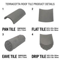 China Authentic Grey Chinese Roof Tile Traditional Clay Tile System for Asian Heritage Restoration & Temple Roofing for sale