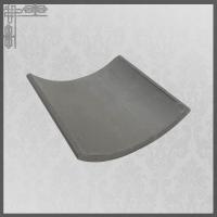 China Matte Grey Chinese Roof Tiles Decorative Terracotta Clay Tiles with Eaves for Asian Garden Gazebo & Wall Toppers for sale