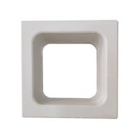 China Hollow Geometric Cement Breeze Blocks Decorative Patterned White Screen Blocks for Indoor Garden & Patio Partition for sale