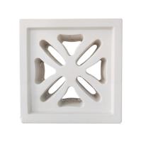 China Modern White Cement Breeze Blocks Geometric Hollow Screen Blocks for Interior Room Dividers & Exterior Facades for sale