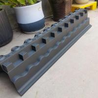 China Lightweight PP Synthetic Chinese Roof Sheets Integrated Plastic Antique Roof Tile Panels for Storefront Canopy & Interior Decor for sale